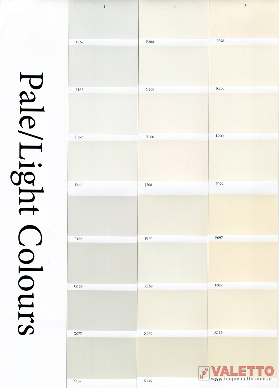 Carta de colores Sayersystem - Hugo Valetto