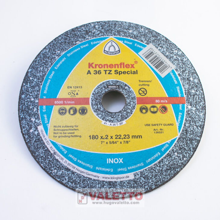 Klingspor Disco De Corte Para Acero Inoxidable 7 X 5 64 Hugo Valetto