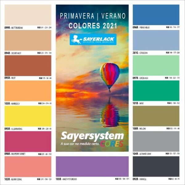 Paletas de colores de Sayerlack - Hugo Valetto